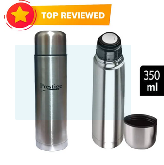 350 ML Prestige All Steel Hot/Cold Water Flask Tea Flasks Vacuum Bottle ...