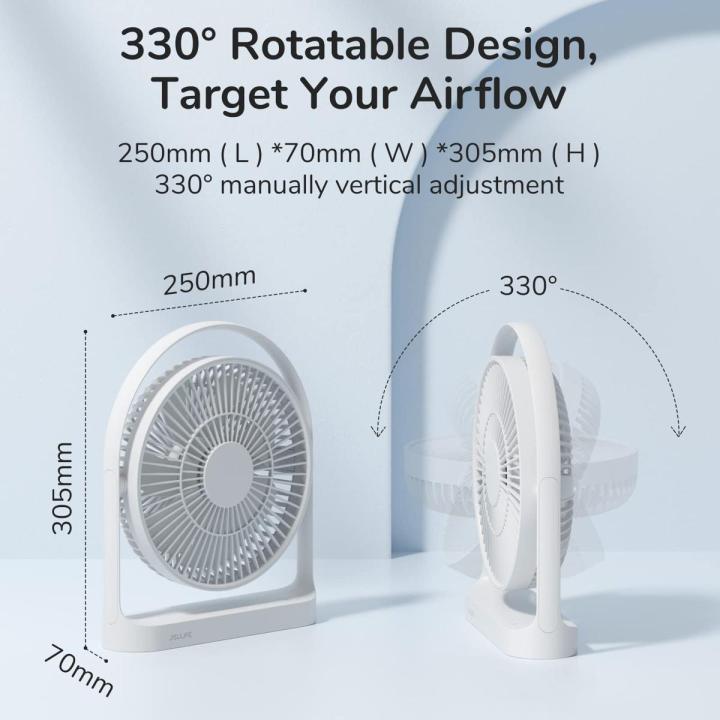 JISULIFE FA27 Portable Multi-functional Family Cooling Fan | Daraz.com.bd