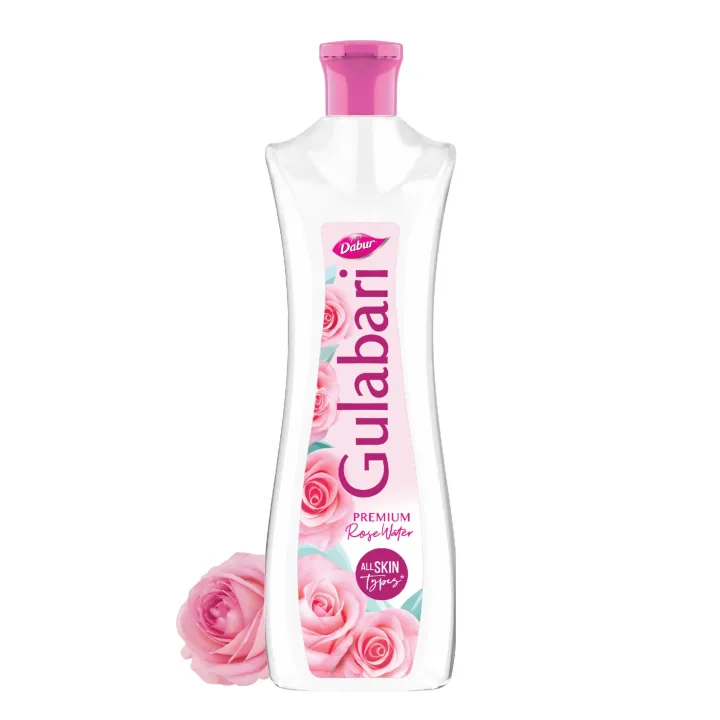 Indian Product Dabur Gulabari Premium Rose water All Skin types 120 Ml ...