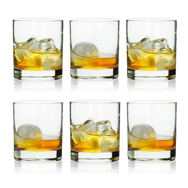 Plain Design Glassware Transparent Drinking Set 6pcs 250mL -21 | Daraz ...
