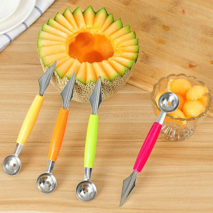 Stainless Steel Creative Ice Cream Scoop Fruit Digging Spoon Digging ...