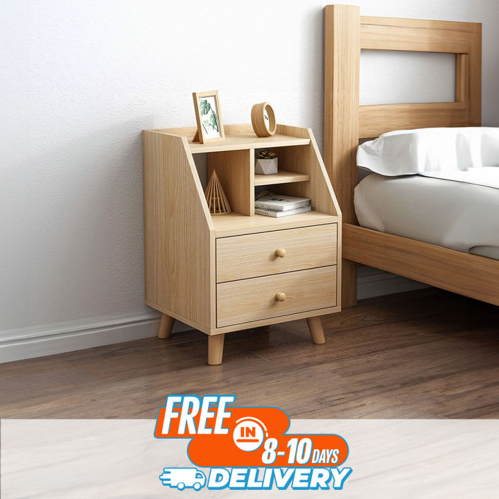 RK MDF M15 2 Drawers Exclusive Bed Side Table BedSide Table, Site Table ...