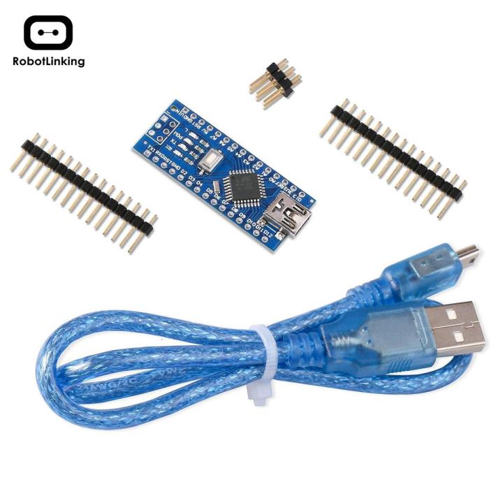 【happy one】For Arduino Nano V3.0, Nano board CH340/ATmega328P with cable, compatible with ...