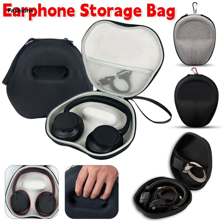 Fashions Earphone Case EVA Hard Shell Headset Protective Storage Box ...