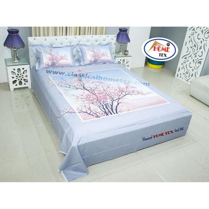 Classical Home tex King Size Cotton Bed Sheet | Daraz.com.bd
