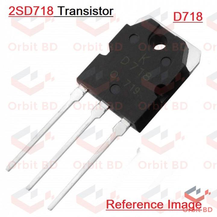 A Class 2SD718 2SD 718 KTD718 D718 NPN 120V 8A Transistor TO-3P Audio ...