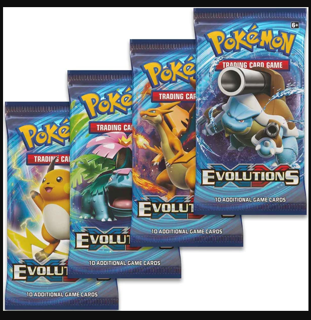Pokemon Card XY Series XY Evolution Pack -36 Pieces 4 Packet | Daraz.com.bd