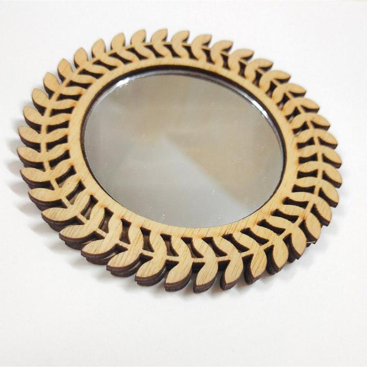 wooden pocket mirror | Daraz.com.bd