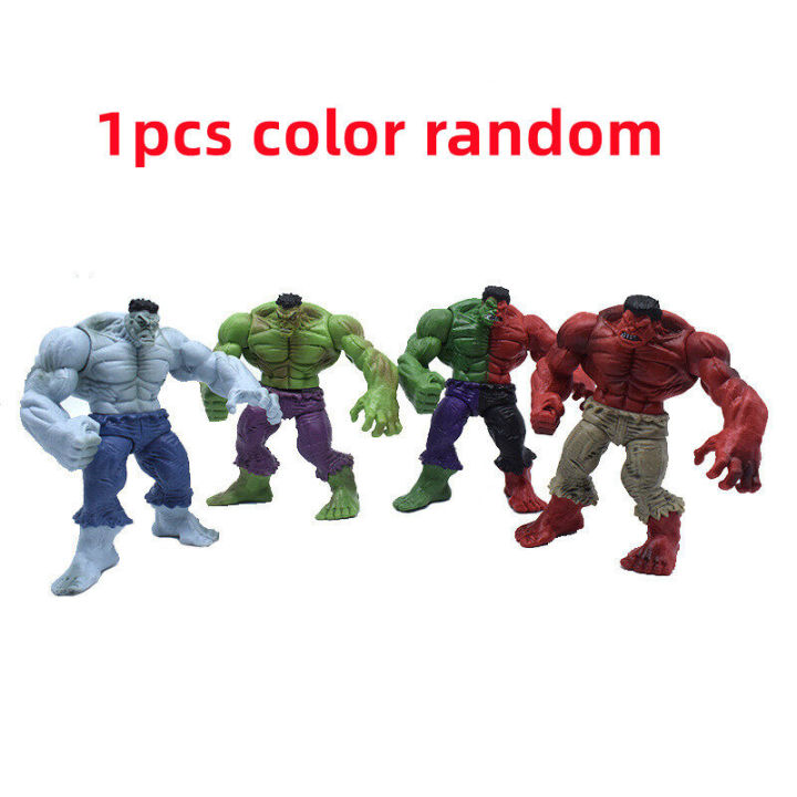1pcs Random 12cm Marvel Avengers Hulk Figurines Toy PVC Superhero Hulk ...