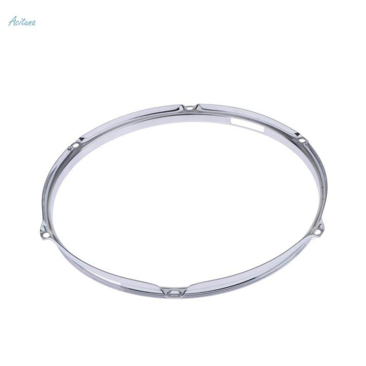 13" 6 hole Die Cast Snare Drum Hoops Build Restoration Set Chrome ...