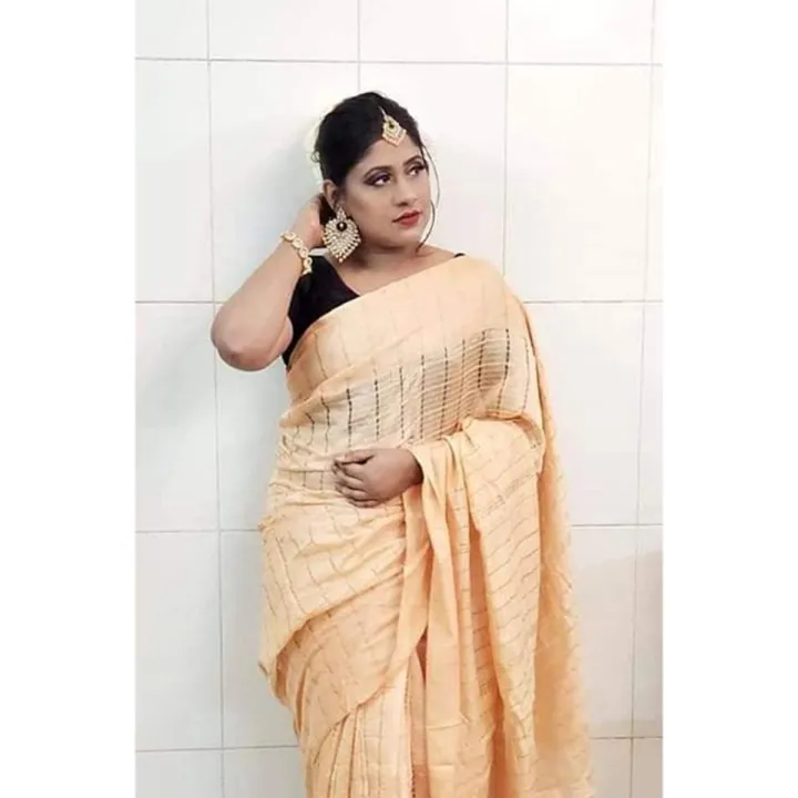 Half Silk Jum Sharee For Women By Sharee Ghar | Daraz.com.bd