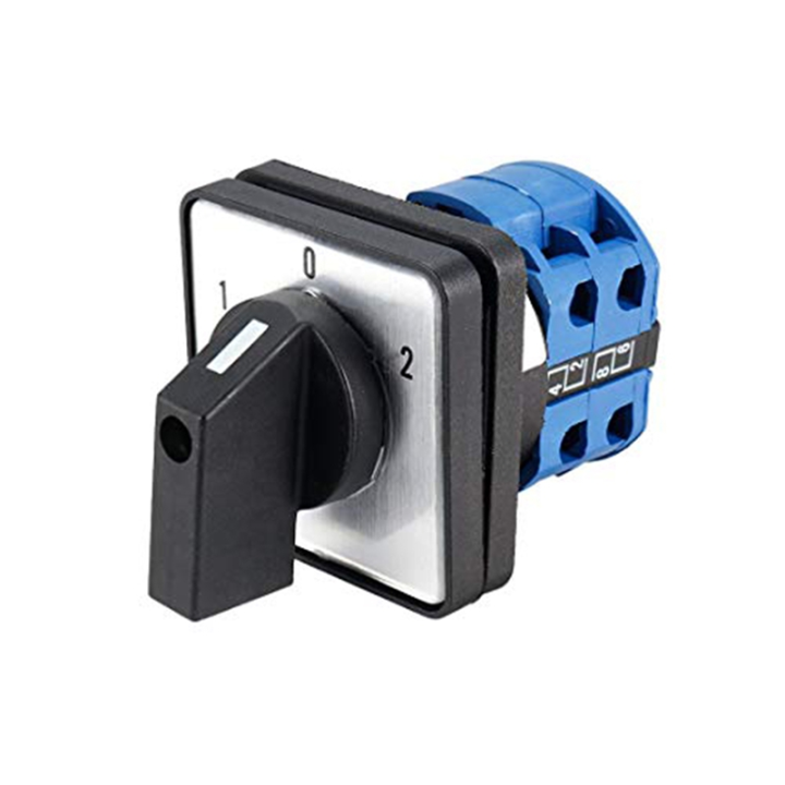 LW26-25 3 Positions 8 Terminal Changeover Switch Universal Rotary Cam ...