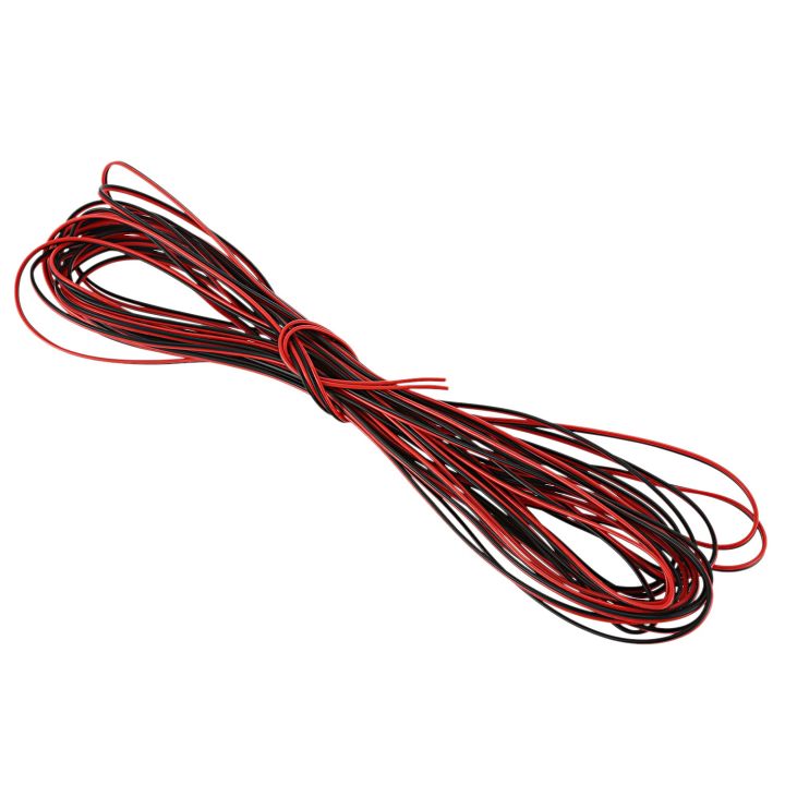 22 Gauge Red Black Zip Wire AWG Cable Power Ground Stranded Copper ...