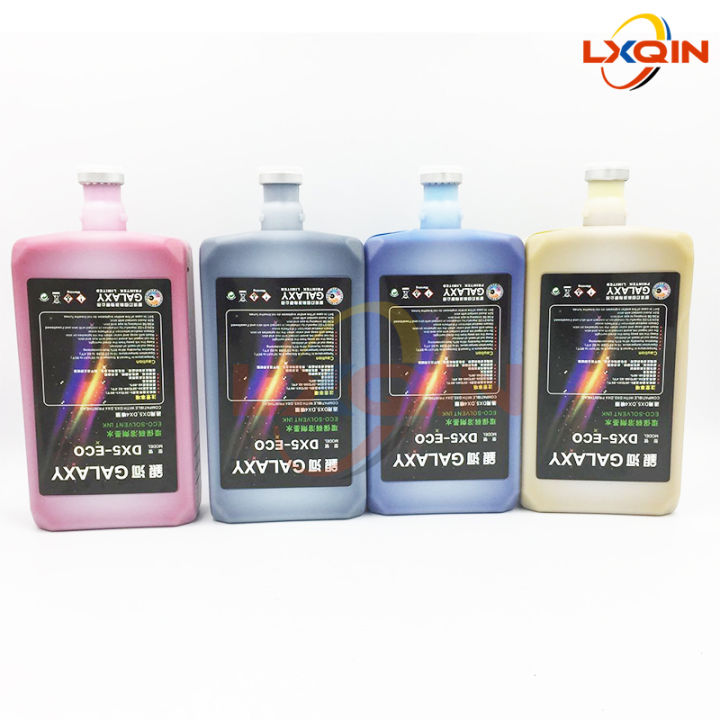 Lxqin 1000ml Galaxy Dx5 Eco Solvent Ink For Epson Xp600/dx5/dx7/i3200 ...