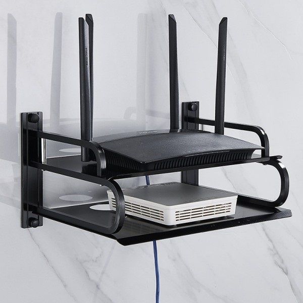 New Metal Wireless Wifi Router Stand Storage Box TV Setup Box Shelf ...