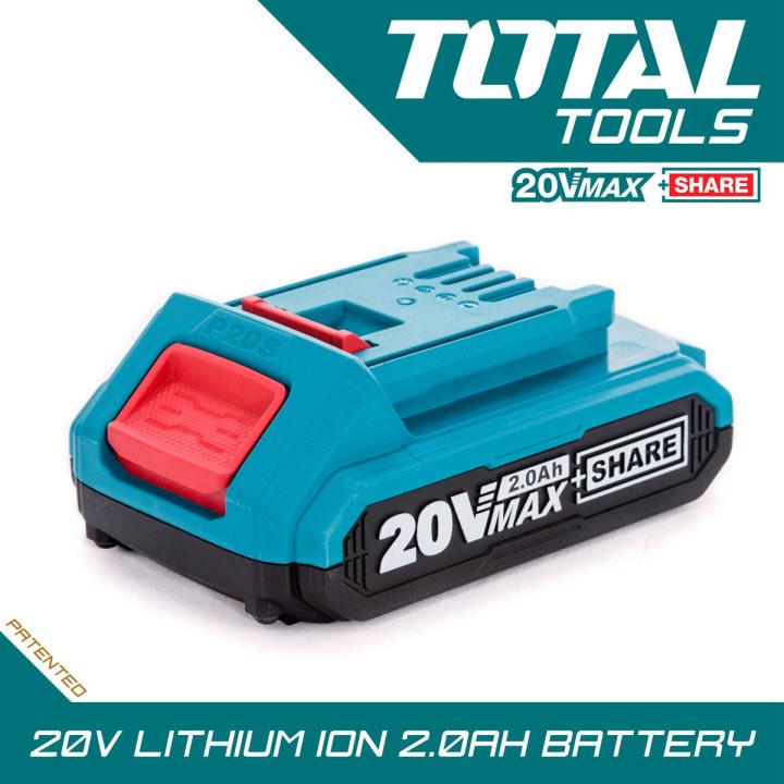 Total Cordless Lithium-Ion Battery Pack 20V Total 2.0Ah-TFBLI2001 ...