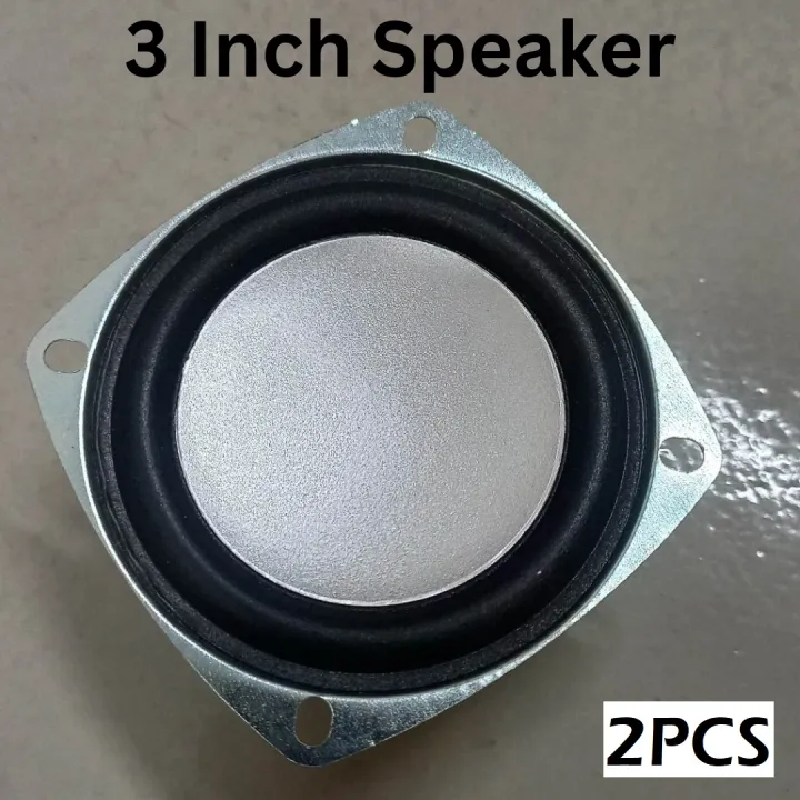 2Pcs 3 Inch Subwo0fer Multimedia Single Magnet SubWoofer 3 Inch 10 Ohm ...