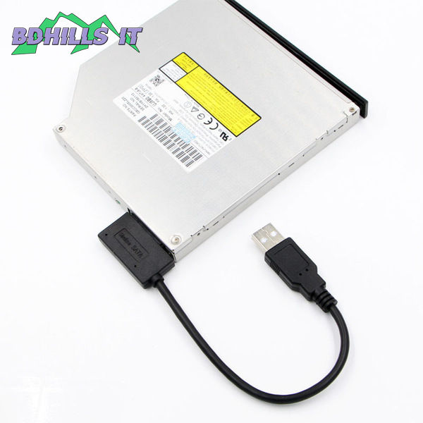 USB to 6+7 13Pin Slimline Slim SATA Cable For Laptop CD-ROM - Gift Zone ...