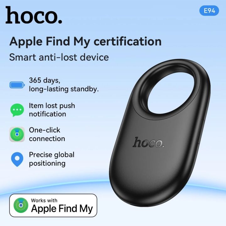 HOCO E94 Airtag intelligent positioning Pets Dog Key Trackers Smart anti-lost device with Case ...