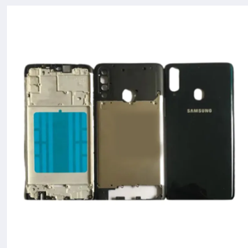 Samsung Galaxy A20s Back Panel, Middle Frame Bezel Cover and LCD Frame ...