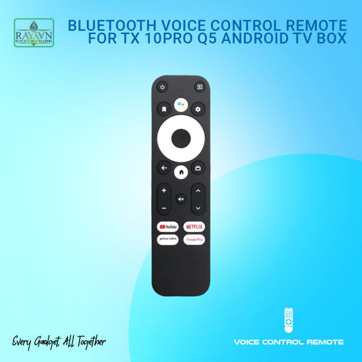 Bluetooth Voice Remote, Voice Control Remote for TX 10pro, Q5 Android ...