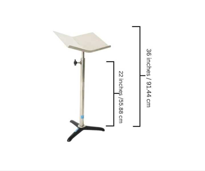 Rehal Quran Holder Stand, 94cm 3.1 feet 38 inch High Stand stainless ...