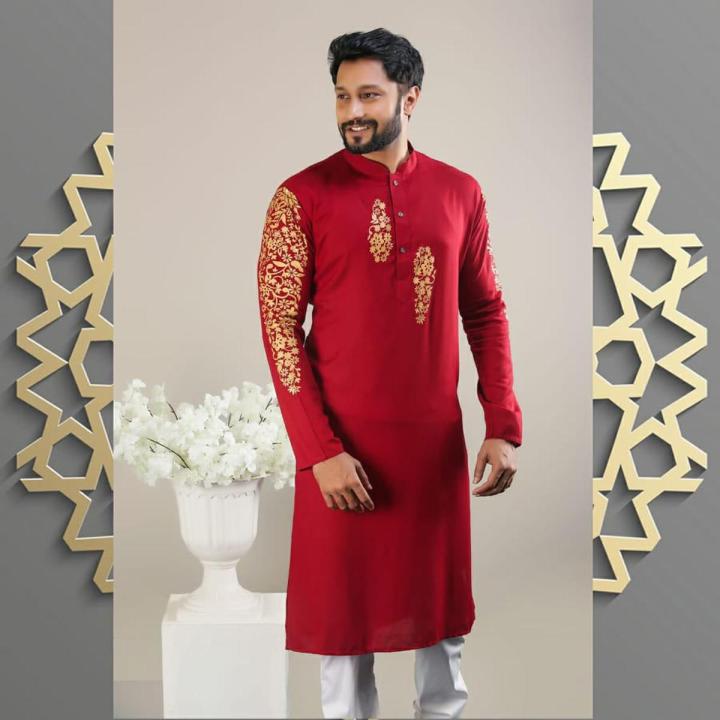 New Stylist Casual Long Panjabi For Men's | Daraz.com.bd