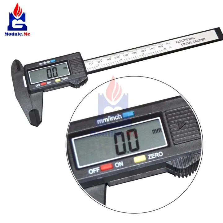 【happy one】150mm 6 Inches Digital Electronic Fiber Vernier Composites ...