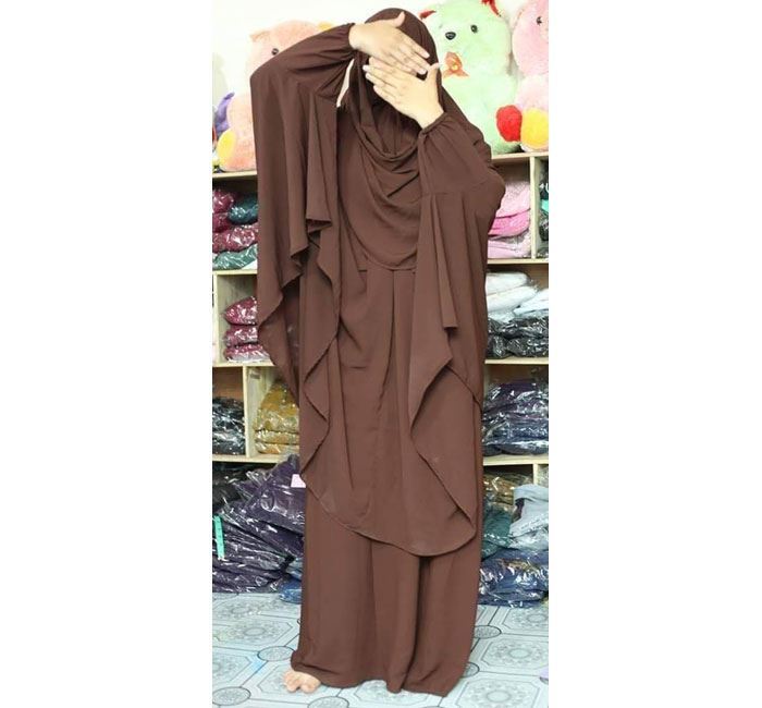 Khimar Borka Adjusted Niqab Hijab With Skirt Full Set (স্কার্ট ও খিমার ...