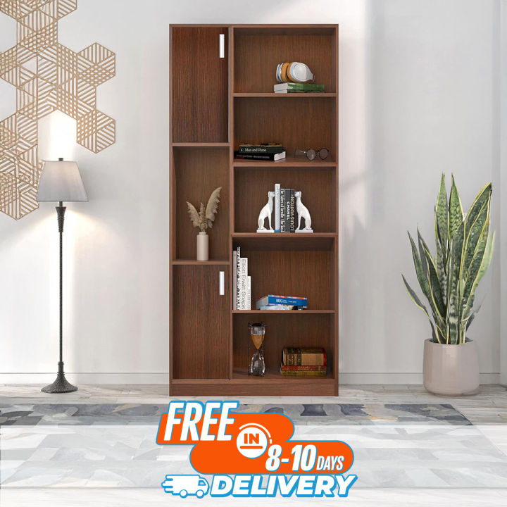 Semi-Open Multipurpose Bookshelf Storage Organizer - Modern Bookshelf ...
