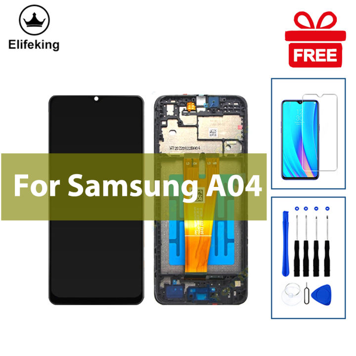 LCD With Frame For Samsung Galaxy A04 SM-A045F A045F/DS A045M Display ...