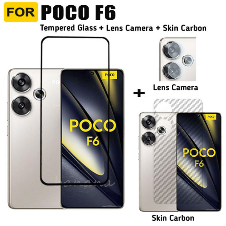For Poco F6 Tempered Glass Poco F6 Pro F5 Pro F4gt Poco X6 X5 X4 Pro ...