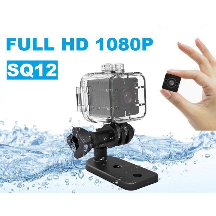 SQ12 Mini Full HD 1080P 155 Degree Wide Angle Waterproop Mini Sports ...