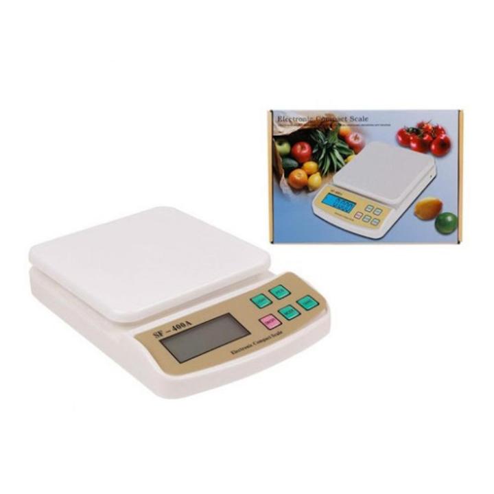 Heavy Electronic Kitchen Scale White (SF-400A) | Daraz.com.bd