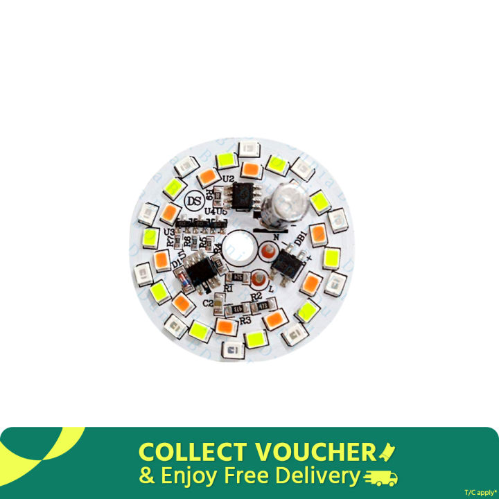 9 Watt RGB Multi Color DOB Driver on Board 7 in 1 Automatic or Manual ...