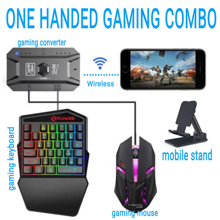 combo 3 pack M1PRO Mobile Controller Gaming Keyboard Mouse Converter ...