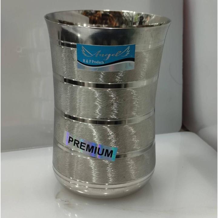 Premium 400Ml Stainless Steel Indian Lassi Glass Hieght 5 Inch | Daraz ...