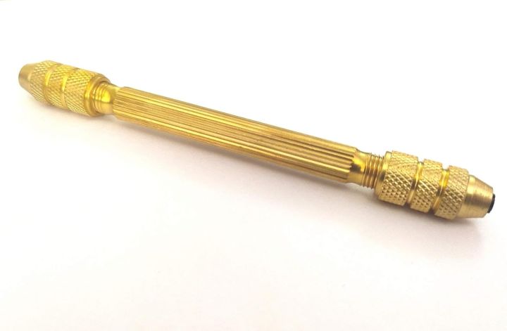 Metal Double Mouth Pin Vise Hand Push Drill Chuck For Jewelry Watch ...