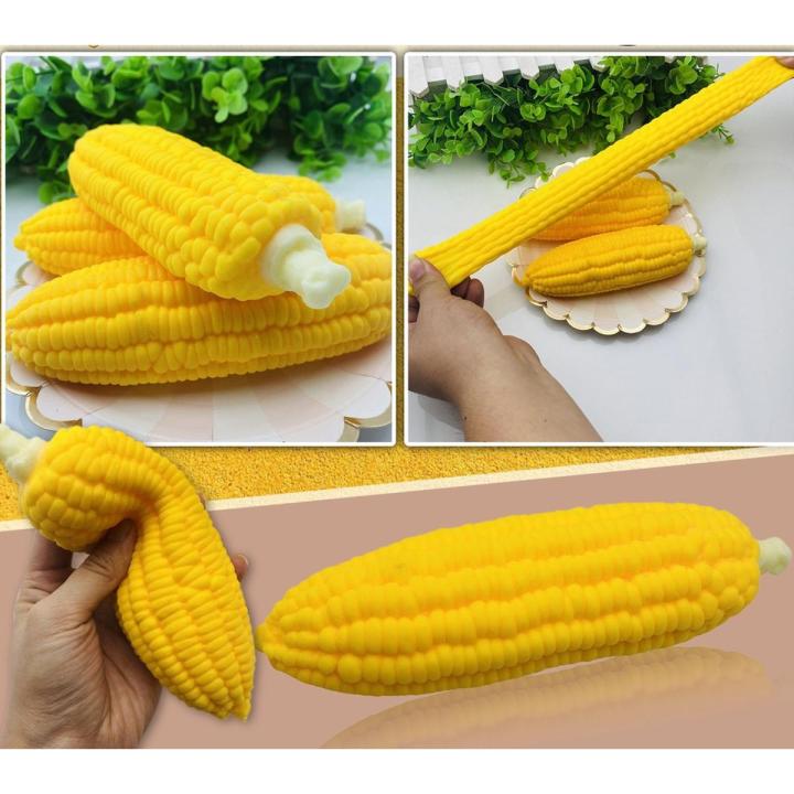 1 Pcs Simulation Corn Toys Fun Squishy Pinch Corn Stress Reliever ...