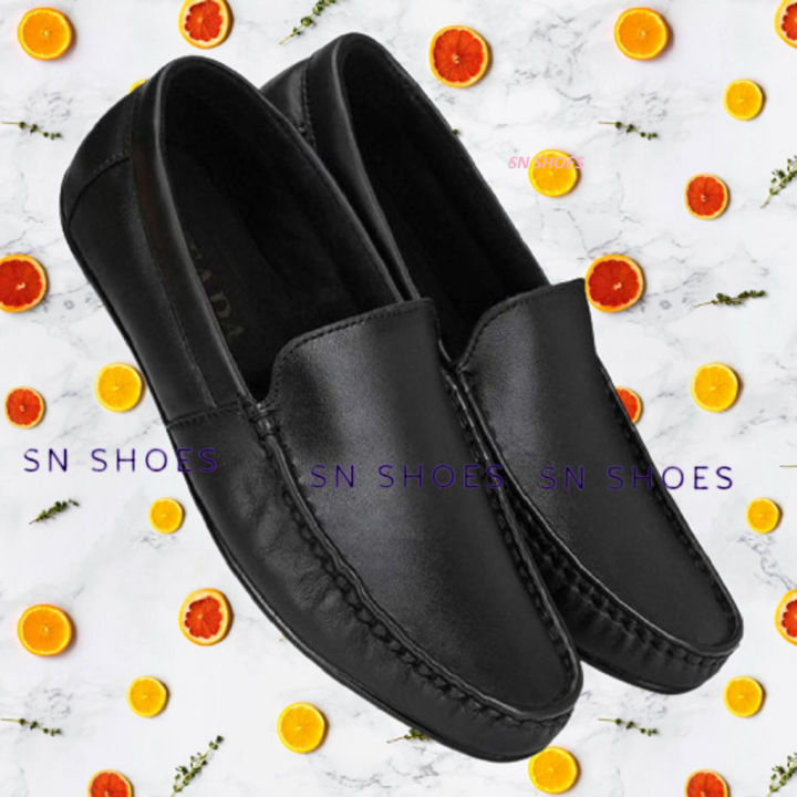 Plain Fashion Black Lofer For Men Comfortable by SN SHOES | Daraz.com.bd