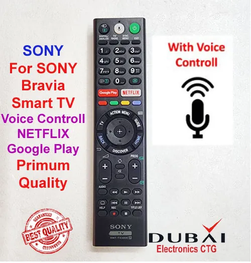 TV Remote for Sony Bravia Android Led Tv Voice Control with Netflix ...