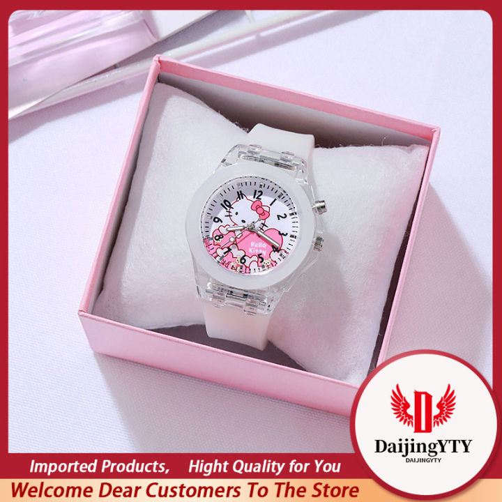 [With Box] DaijingYTY Hello Kitty Children Watches LED Digital Watch ...