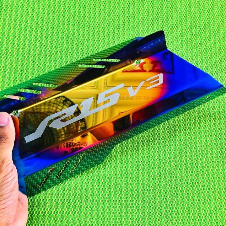 JAVA RACING Silencer Metal Cover for Yamaha R15 V3 | Daraz.com.bd