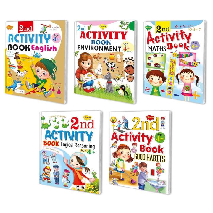 2nd Activity for 4+ Age English, Environment, Logical Reasoning, Math's ...