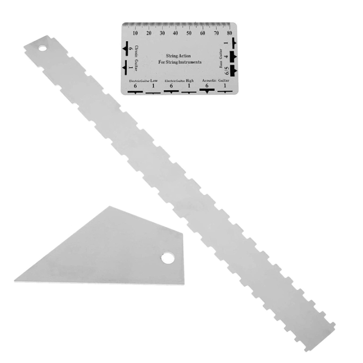Guitar Neck Ruler Neck Fingerboard Pin Height Measuring Ruler | Daraz ...