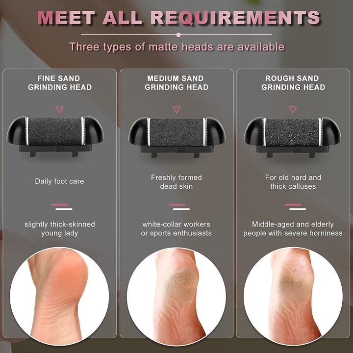 Rechargeable Foot Care Tool Electric Foot File Callus Remover Machine ...
