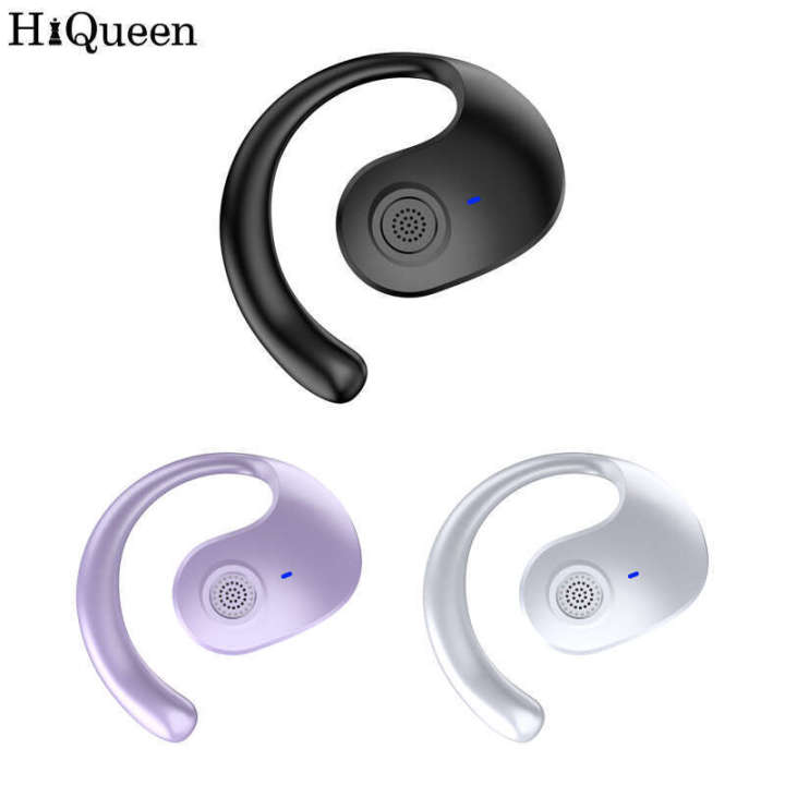HiQueen Wireless Earphones Stereo Earbuds Open Ear Headphones With ...