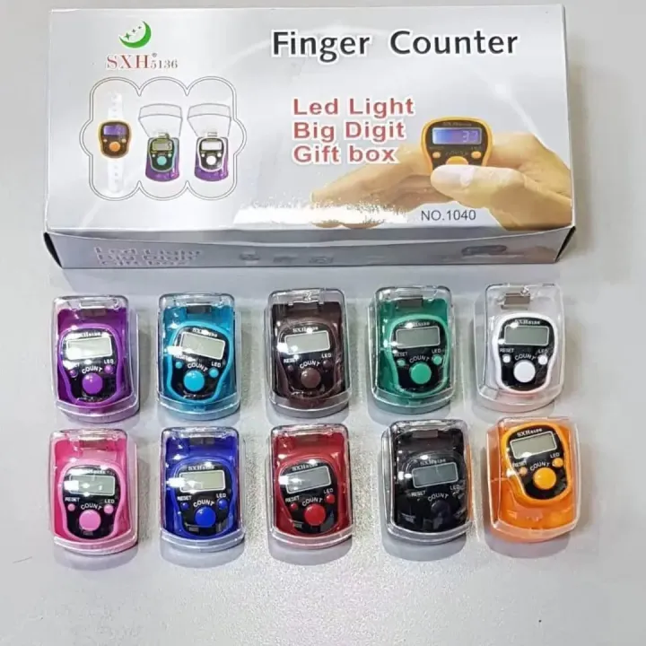 Plastic Digital Hand Tally Counter with LED Light, For Personal, Count ...