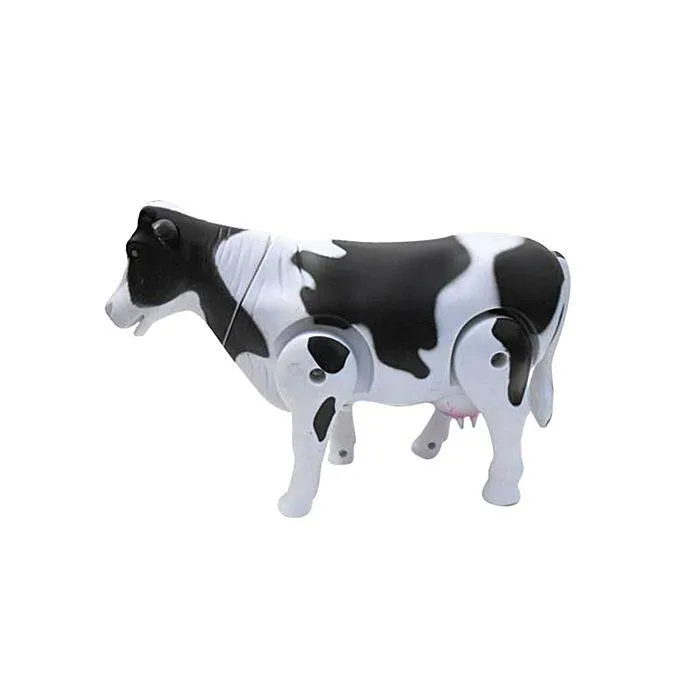 Battery Operated Milk Cow Toy - Black and White | Daraz.com.bd