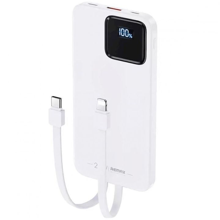 REMAX RPP-500 Cabled Power Bank PD+QC 20W+22.5W with Digital Display ...